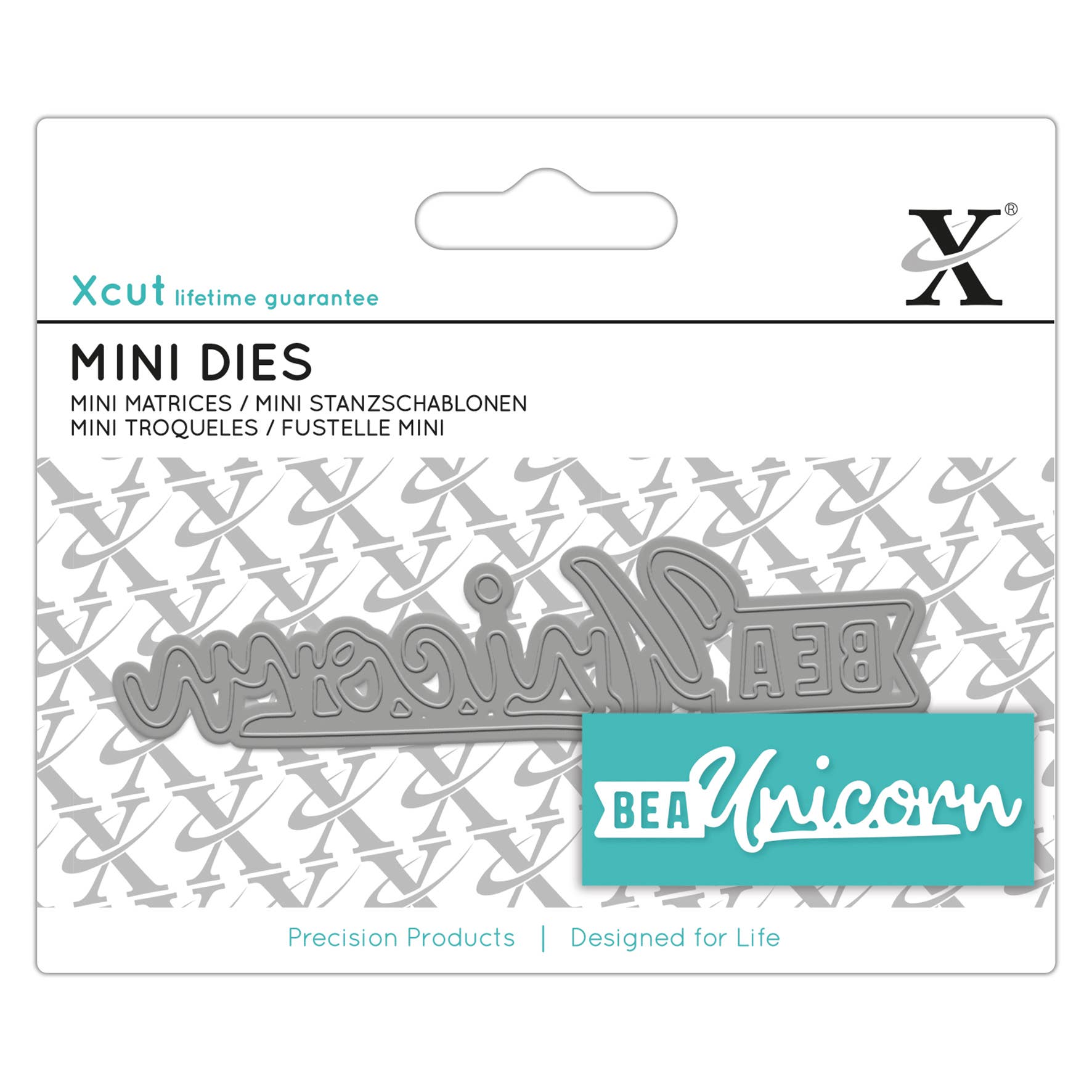 Xcut Mini Sentiment Die Be A Unicorn Silver Single Die Ideal To Us xcut-mini-sentiment-die-be-a-unicorn-silver-single-die-ideal-to-us