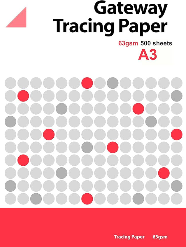Gateway Natural Tracing Paper A3 297mm x 420mm 63gsm 500 Sheets