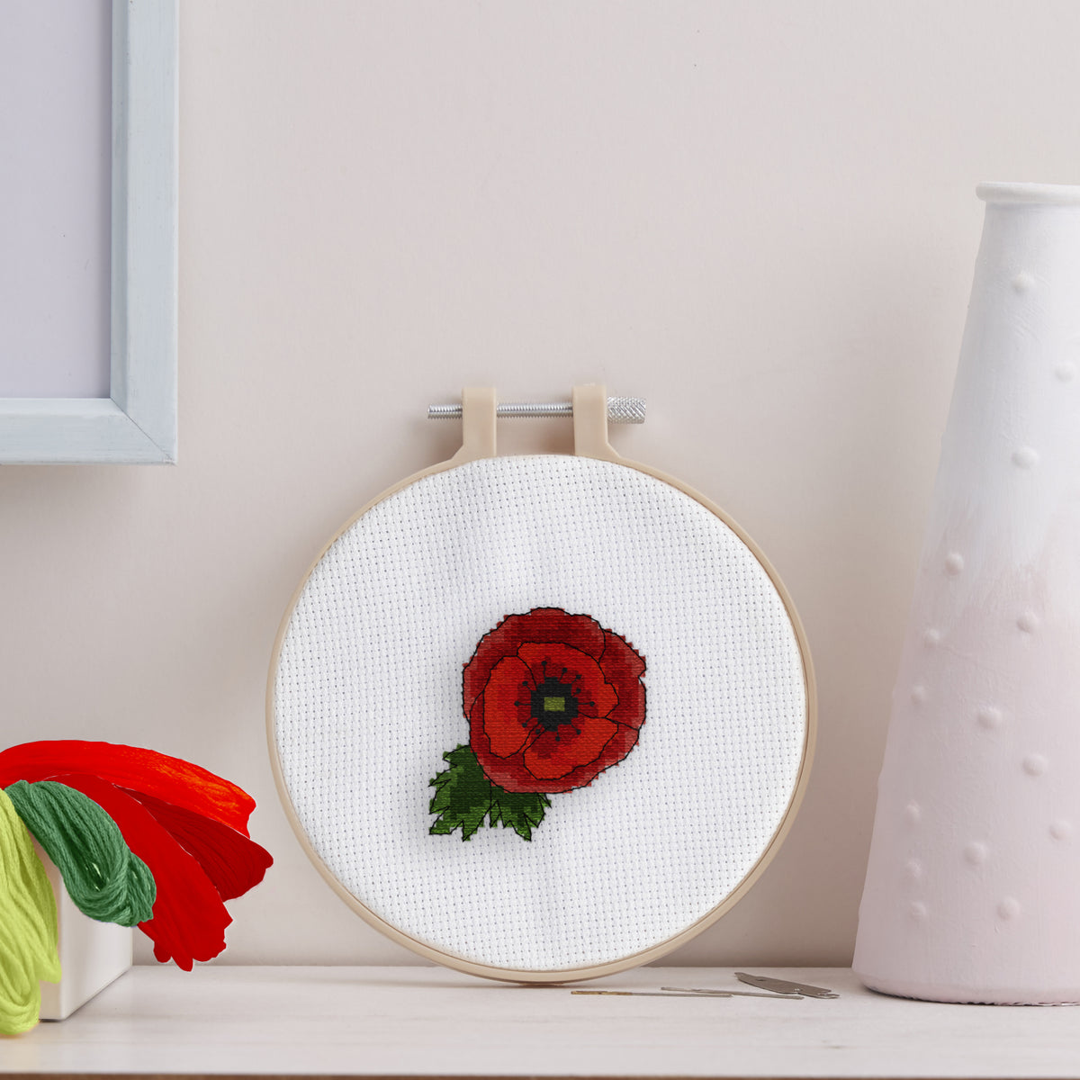 Poppy Cross Stitch Pattern
