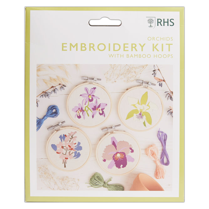 RHS The Royal Horticultural Society Embroidery Hoop Decoration Kit, Or