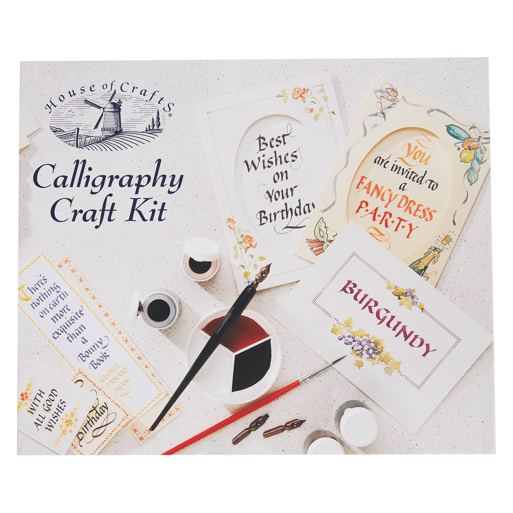 House Of Crafts Calligraphy Craft Kit, Learn The Art of Creative Lette