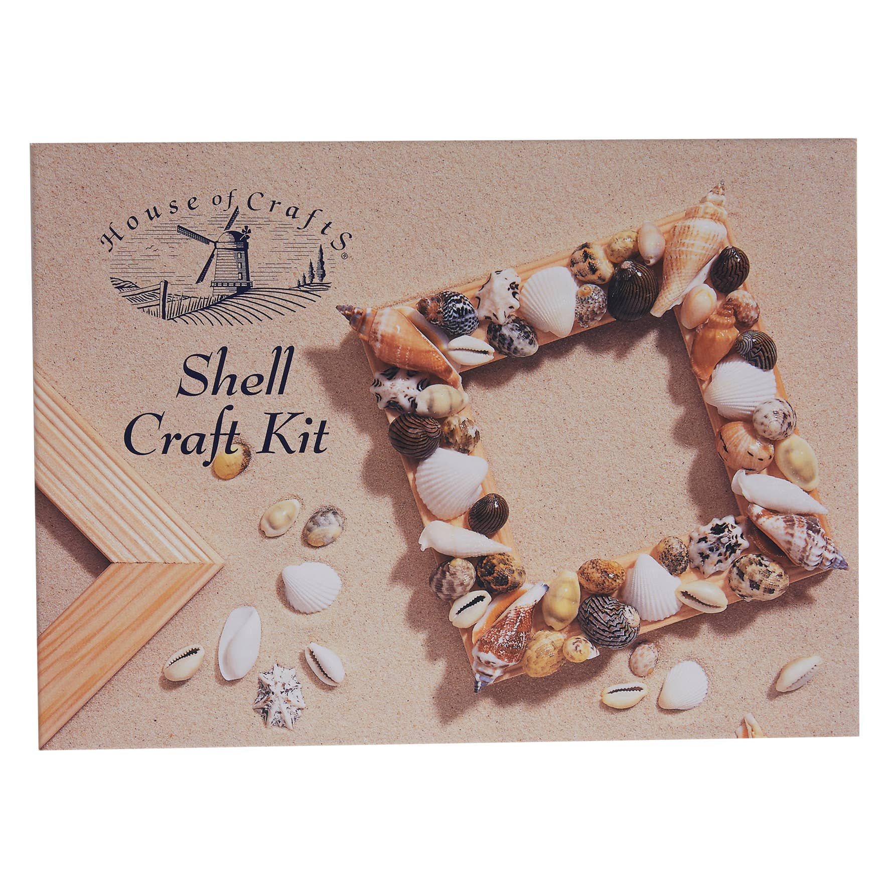 House Of Crafts Shell Craft Frame Making Hobby Craft Kit, Makes The Pe