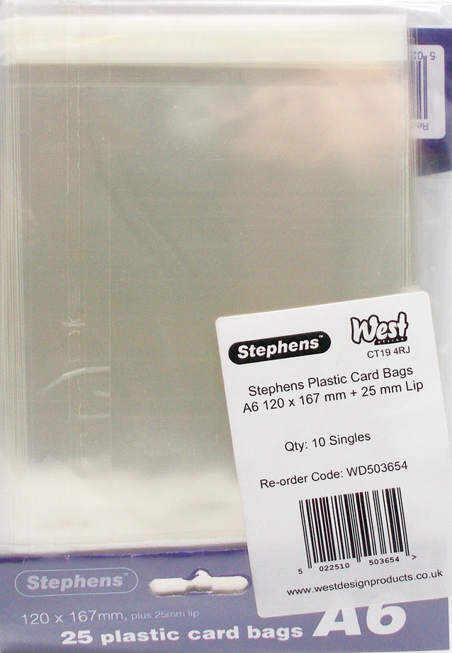 Stephens Card Bag A6 Pack Of 25 Assorted, For Printing, Photocopying,